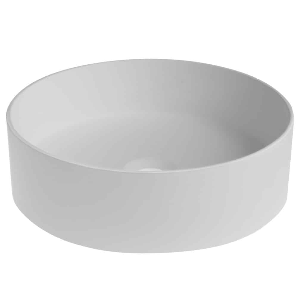 Waterware. iStone Round Basin 400x130mm Natural Stone Marble ...