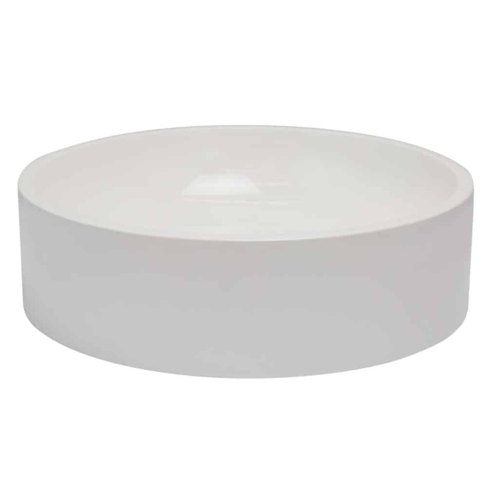 Waterware. iStone Round Basin 380x110mm Gloss White | WD38334WH ...
