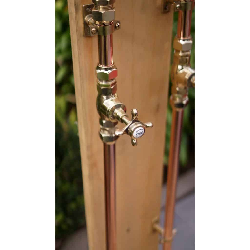 Allegro Exposed Pipe Shower - Climate At Home