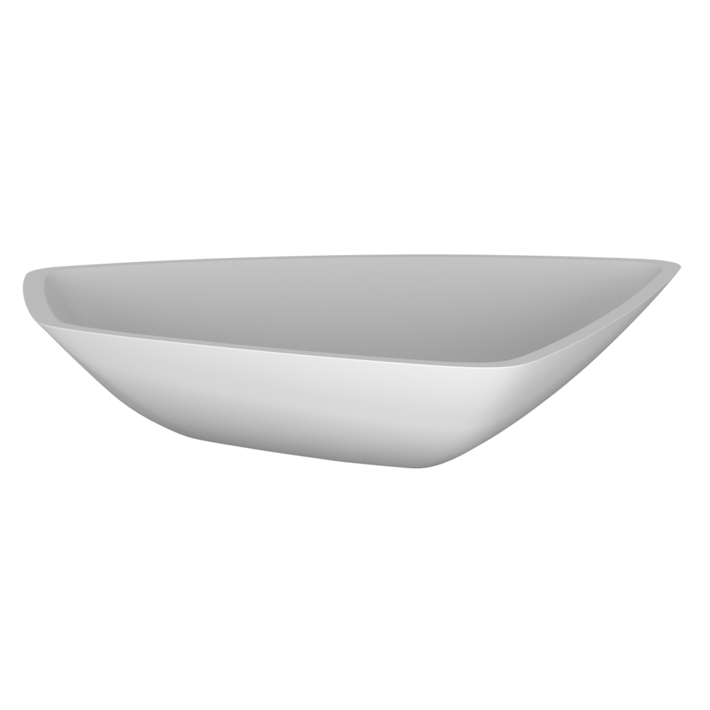 Waterware. Forme Basin 540mm Matte White | WD38454MW - Climate At Home