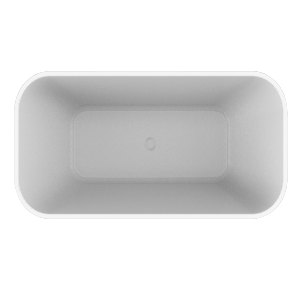 Waterware. 'The Smith' Bath 1500mm Free Standing Gloss White Acrylic ...