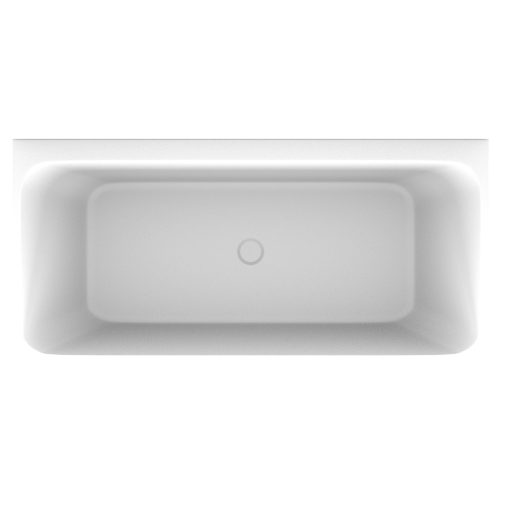 Waterware. 'The Smith' Bath 1700mm Back To Wall Gloss White Acrylic ...