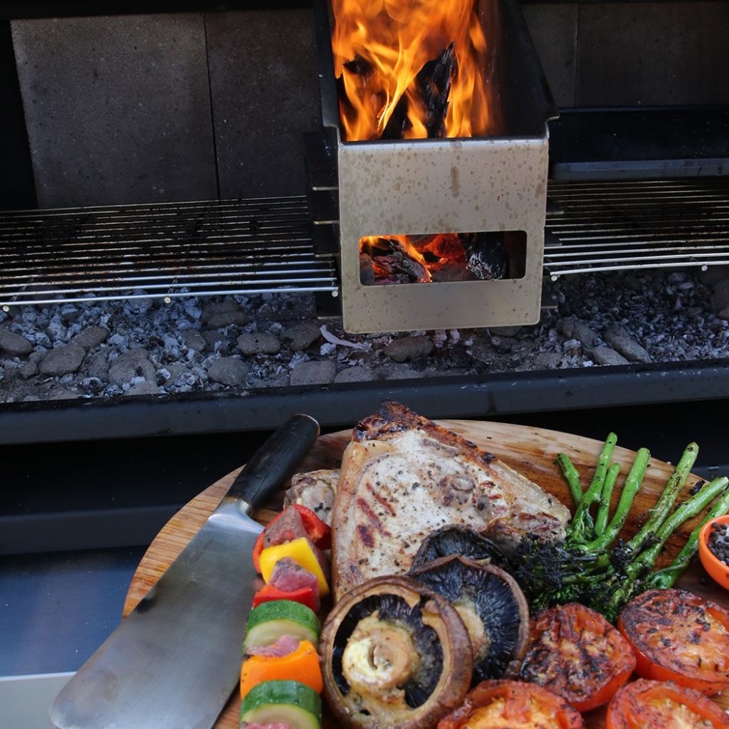 Metro Fires. Outdoor 1200 Braai + Trolley Base | 280-0810 - Climate At Home