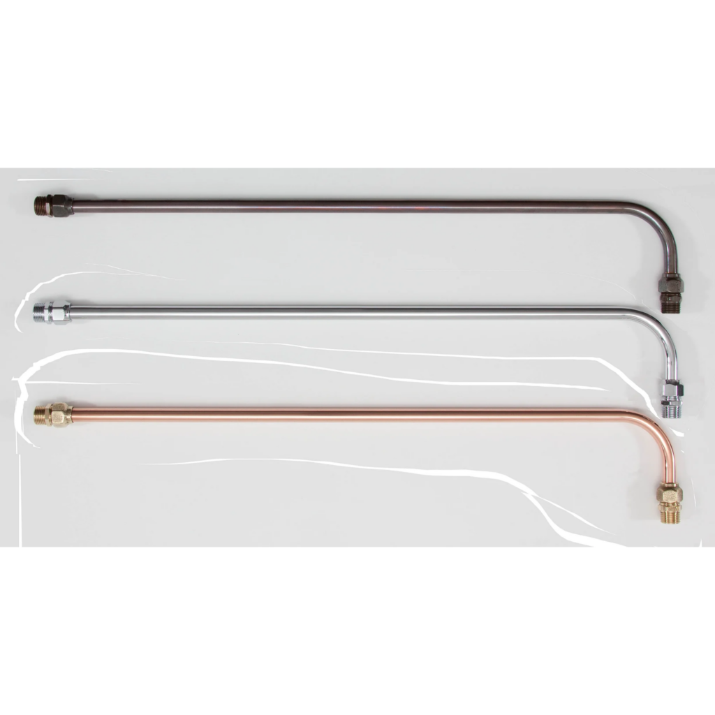 Copper Rainmaker Shower Rose with Bent Pipe - Climate At Home
